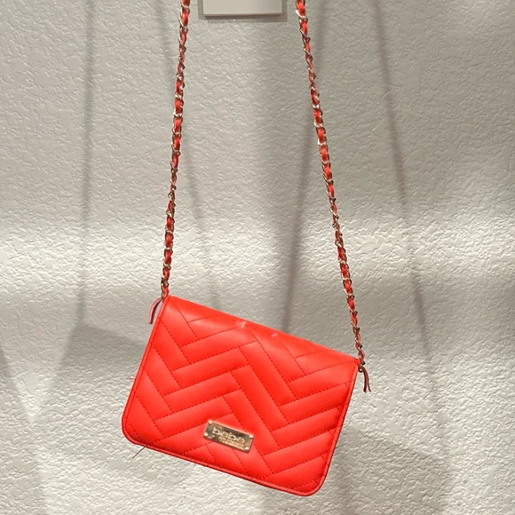 Bags | Bebe Brand Red Crossbody | Poshmark